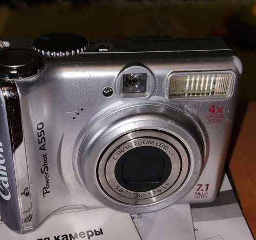 Canon powershot A550