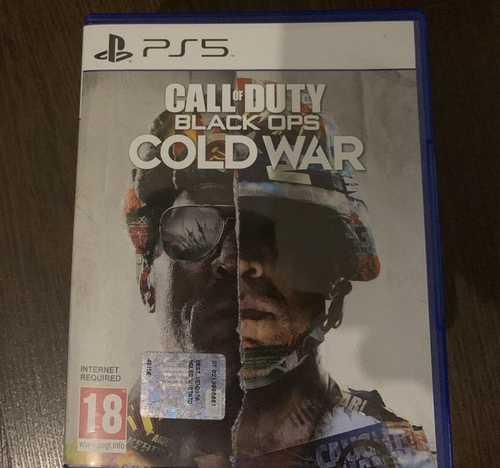 Call of duty black ops cold war ps5 диск