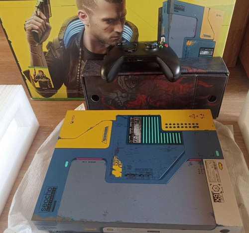 Новый Xbox one X 1Тб Cyberpunk 2077 Гарантия/Обмен