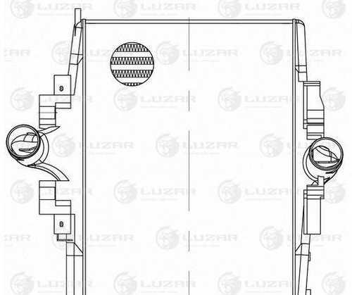 Интеркулер камаз 5490 / Мерседес Аксор 01