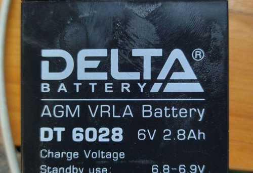 Аккумулятор Delta dt6028