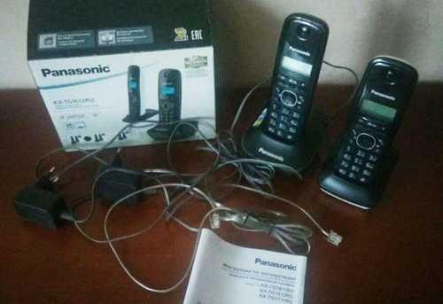 Радиотелефон Panasonic кх-TG1612RU, две трубки