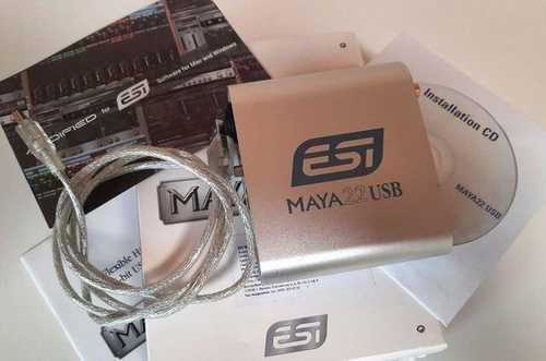 Внешняя звуковая карта ESI Maya 22 USB
