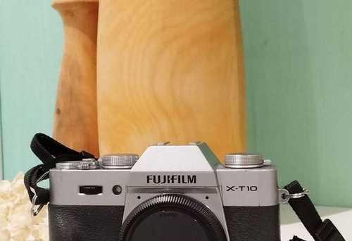 Фотоаппарат Fujifilm x-t10 body silver