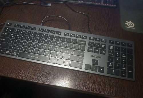 Клавиатура A4tech Fstyler FX50, USB, серый