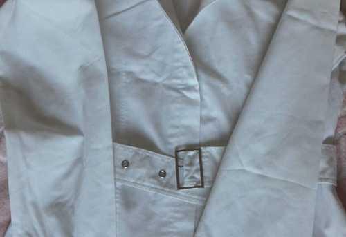 Блузка белая,водолазка,блейзер р.46-48 рост165-170