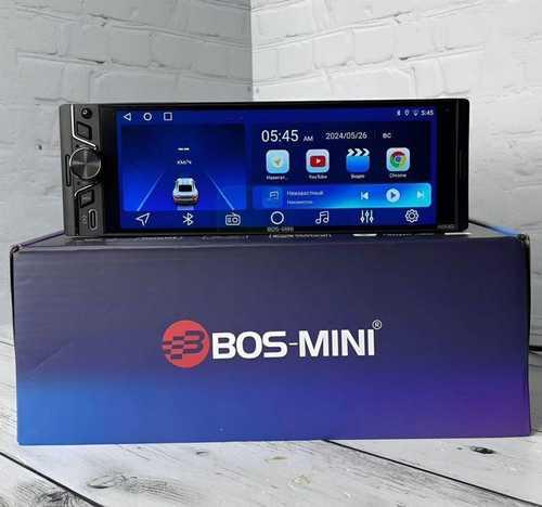 Магнитола android 1din Bos-Mini сенсорная