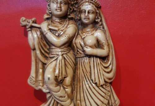 Статуэтка керамика Кришну и Радха