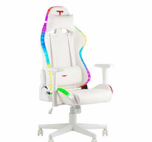 Кресло спортивное с подсветкой TopChairs GMM-080 белый