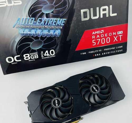 Видеокарта Asus Dual Evo RX 5700 XT OC 8GB