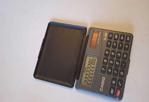 Калькулятор casio sl-160 на солнечных батареях