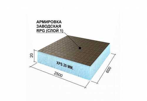 Теплоизоляция RPG Basic XPS1 20мм