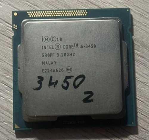 Процессор intel core i5 3450