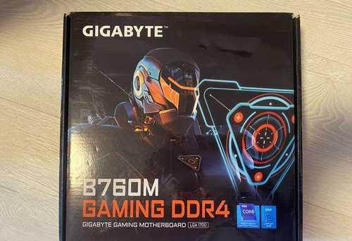 Материнская плата gigabyte B760M gaming DDR4, LGA