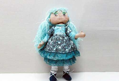 Текстильная Кукла Стеша с набором одежды