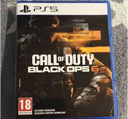 Call of duty black ops 6 ps5 диск бу