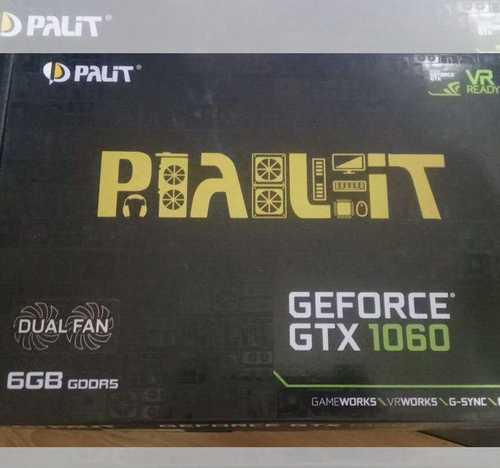 Видеокарта gtx 1060 6gb palit