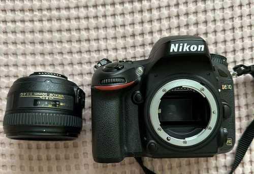 Зеркальный фотоаппарат nikon d610 + объектив 50mm