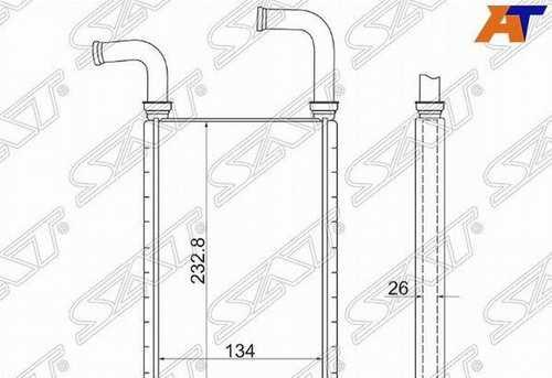 Радиатор отопителя салона mitsubishi fuso canter F