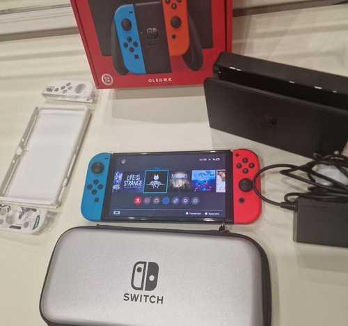 Nintendo switch oled 64 GB   256 GB (прошитый)