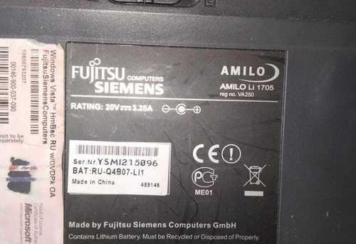 Ноутбук Fujitsu Siemens amilo Li 1705