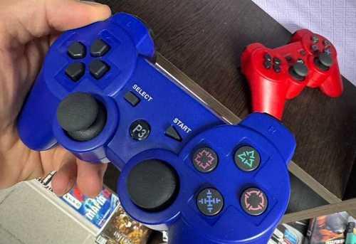 Геймпад dualshock 3 джойстик ps3 синий