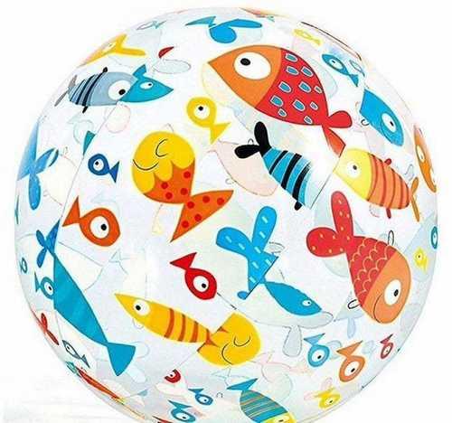 Надувной мяч Intex 59040NP Lively Print Ball (51см, 3 ) рыбки