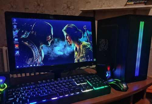 Мощь 16 ядер,32 гига,GTX1060,SSD512+20"+клав+мышь