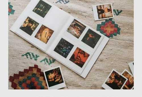 Большой белый альбом Polaroid 600 instax wide