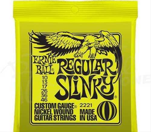 Ernie Ball 2221 струны эл. гитары/10-46/Reg.Slinky