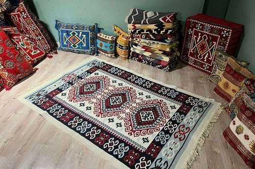 Двусторонние турецкие хб ковры килимы паласы эко