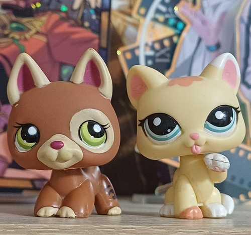 Littlest pet shop кошка & собака