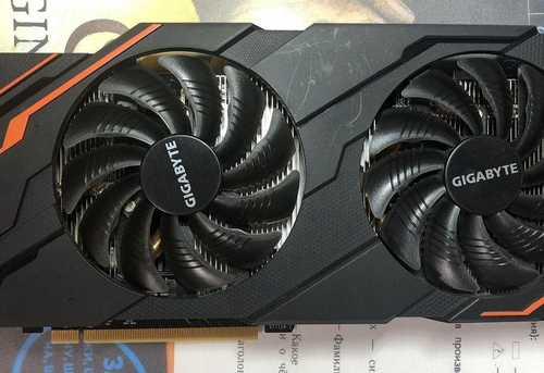 Видеокарта gtx 1070 8gb Gigabyte обслуженная