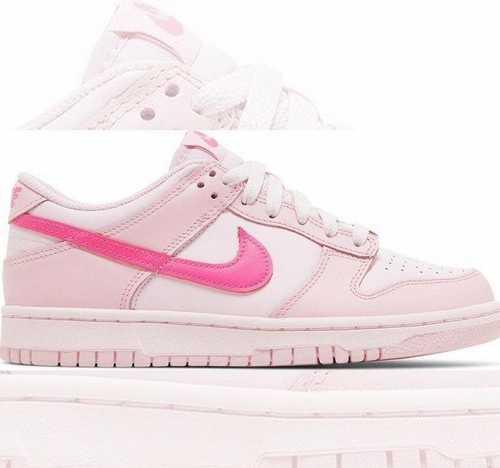 Кроссовки Nike Dunk Low PS 'Triple Pink', розовый