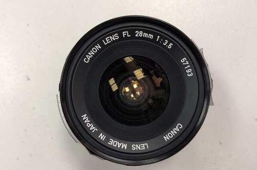 Canon FL 28mm f/3.5