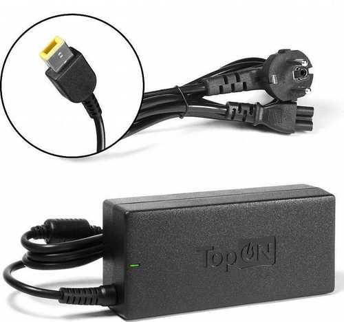 Блок питания TopON для Lenovo 20V 4.5A (USB pin)