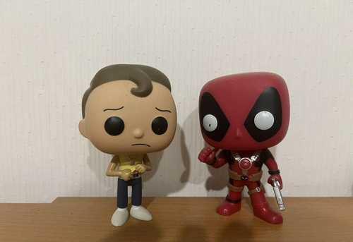 Funko POP slick morty и deadpool