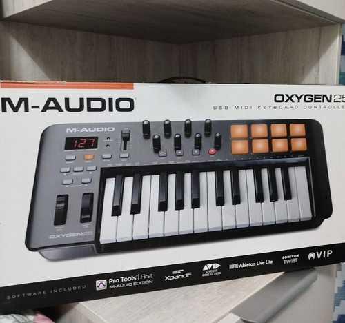 Midi клавиатура m audio oxygen 25