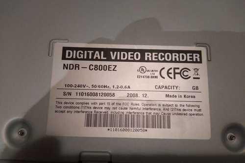 Видеорегистратор Infinity NDR-C800EZ