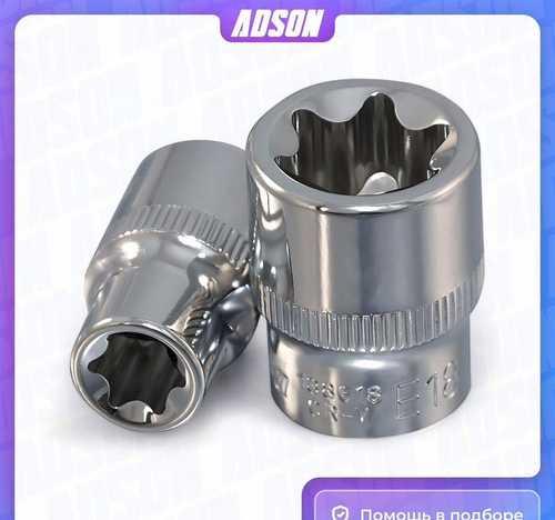 Головка торцевая torx E16 3/8 Ombra