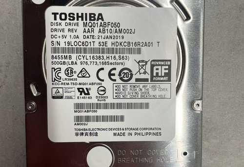 Жесткий диск hdd 2.5 500Gb