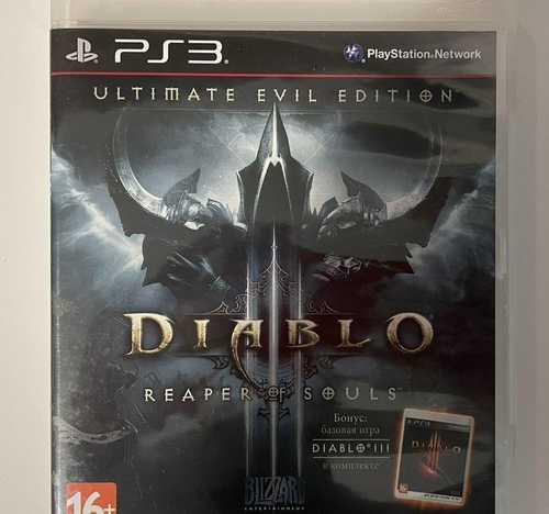 Diablo III 3 Reaper Of Souls PS3