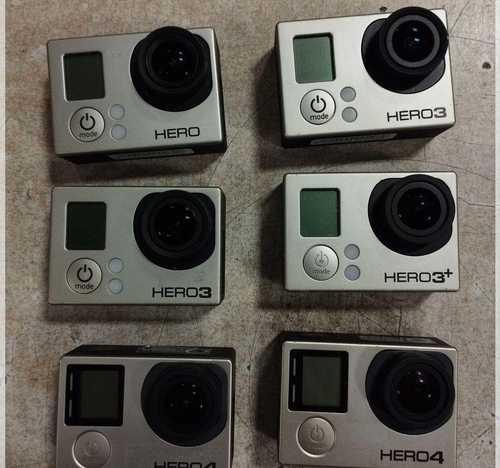 GoPro 3, 3 Plus, 4 без аккумуляторов и аксессуары