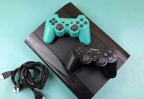 PS3 66 Игр 2 Геймпада Super Slim