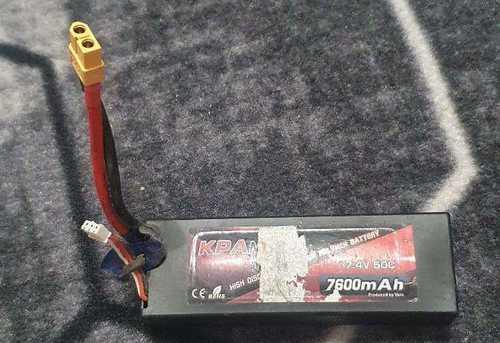 Аккумулятор lipo 2s 7.4 v