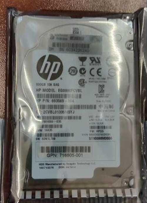 Жёсткий диск HPE 652589-B21 / 653971-001