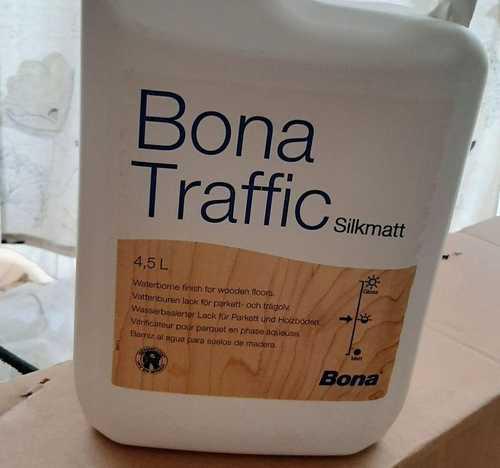 Лак паркетный двухкомпонентный Bona Traffic