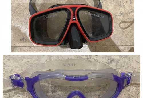 Детские маски и очки для плавания