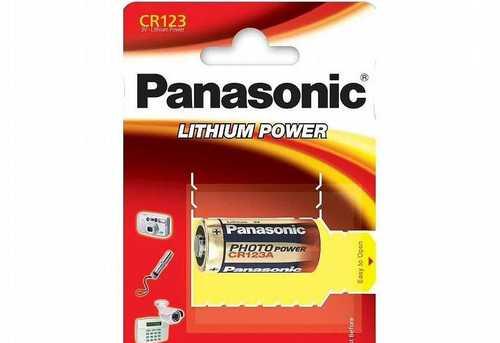 Батарейки Panasonic CR-123AL/1BP цилиндрические ли