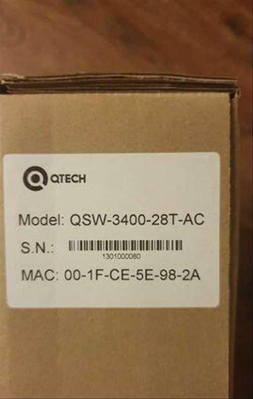 Коммутатор Qtech QSW 3400-28T-AC